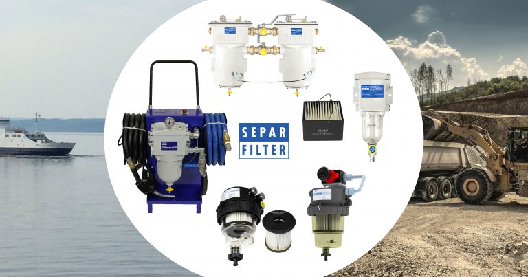 Separ diesel filter med vannutskiller - Lekang Filter Norge