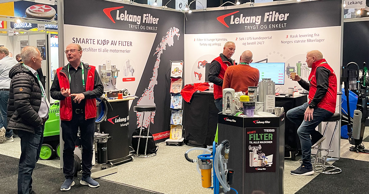 Vi stiller ut på Industriens Markedsplass 2026 - Lekang Filter Norge